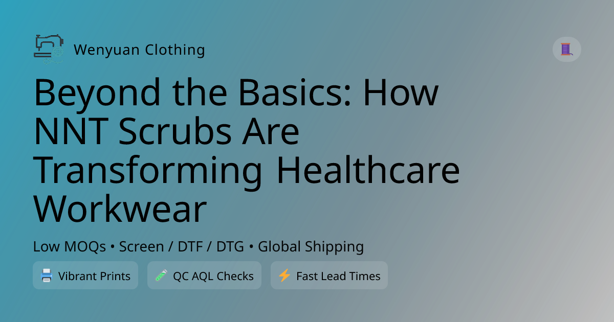 Beyond the Basics: How NNT Scrubs Are Transforming Healthcare Workwear ...