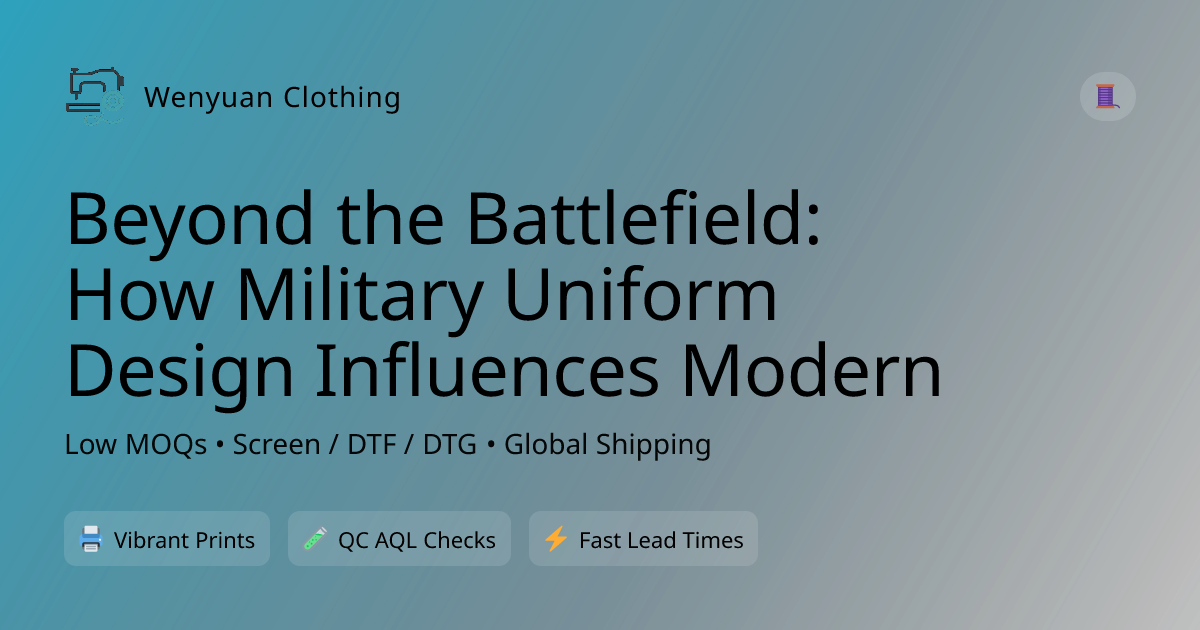 Beyond the Battlefield: How Military Uniform Design Influences Modern ...