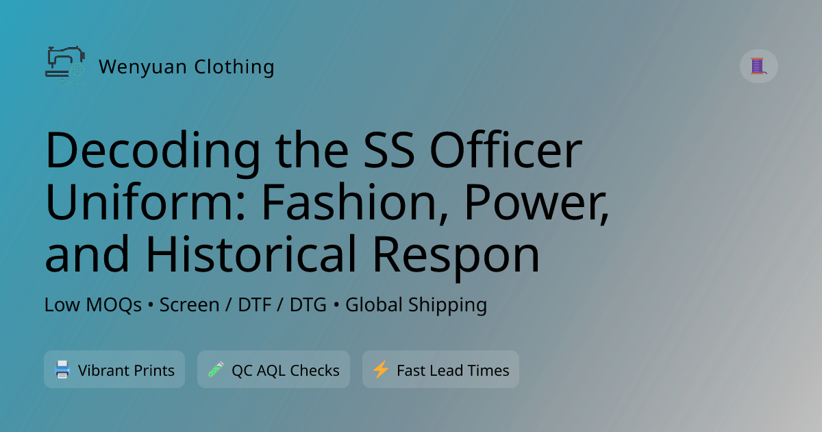 Decoding the SS Officer Uniform: Fashion, Power, and Historical ...