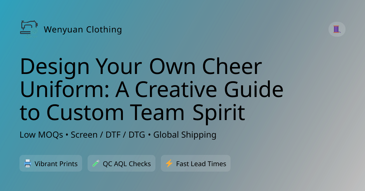 Design Your Own Cheer Uniform: A Creative Guide to Custom Team Spirit
