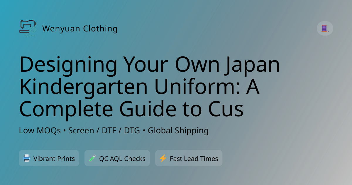 Designing Your Own Japan Kindergarten Uniform: A Complete Guide to ...