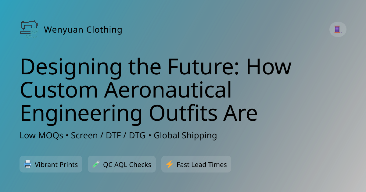 Designing the Future: How Custom Aeronautical Engineering Outfits Are ...