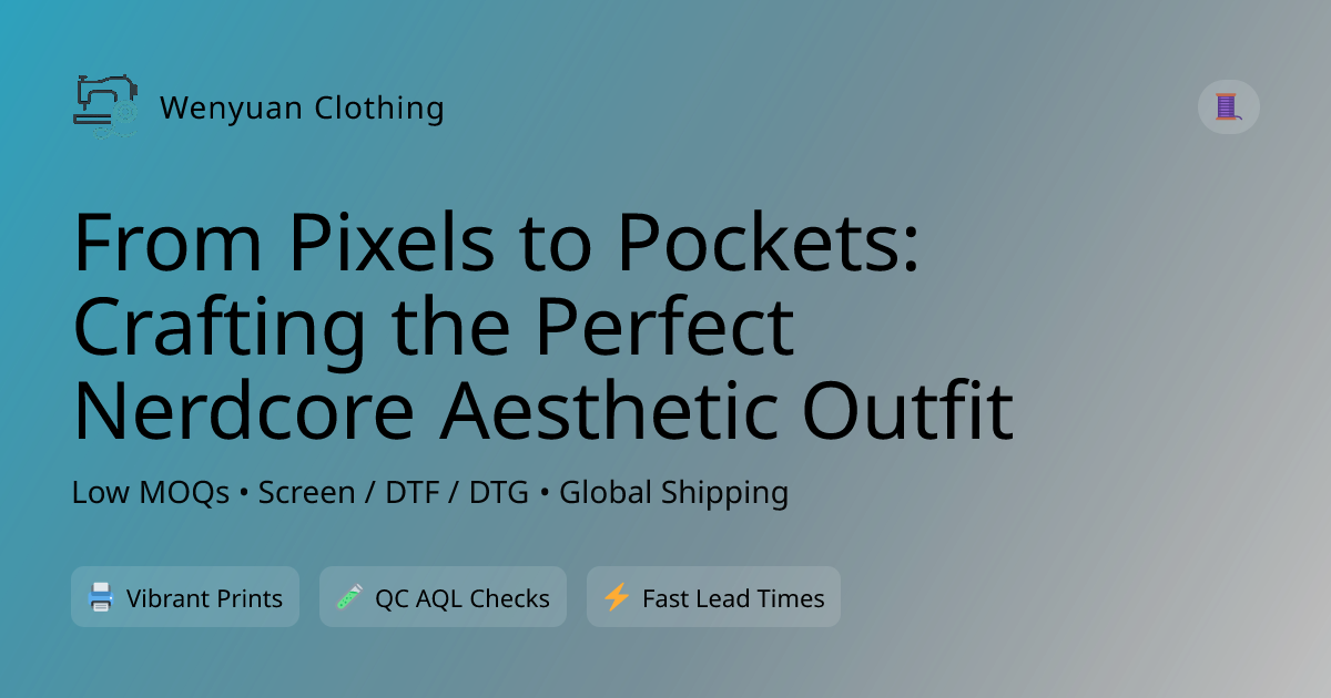 From Pixels to Pockets: Crafting the Perfect Nerdcore Aesthetic Outfit