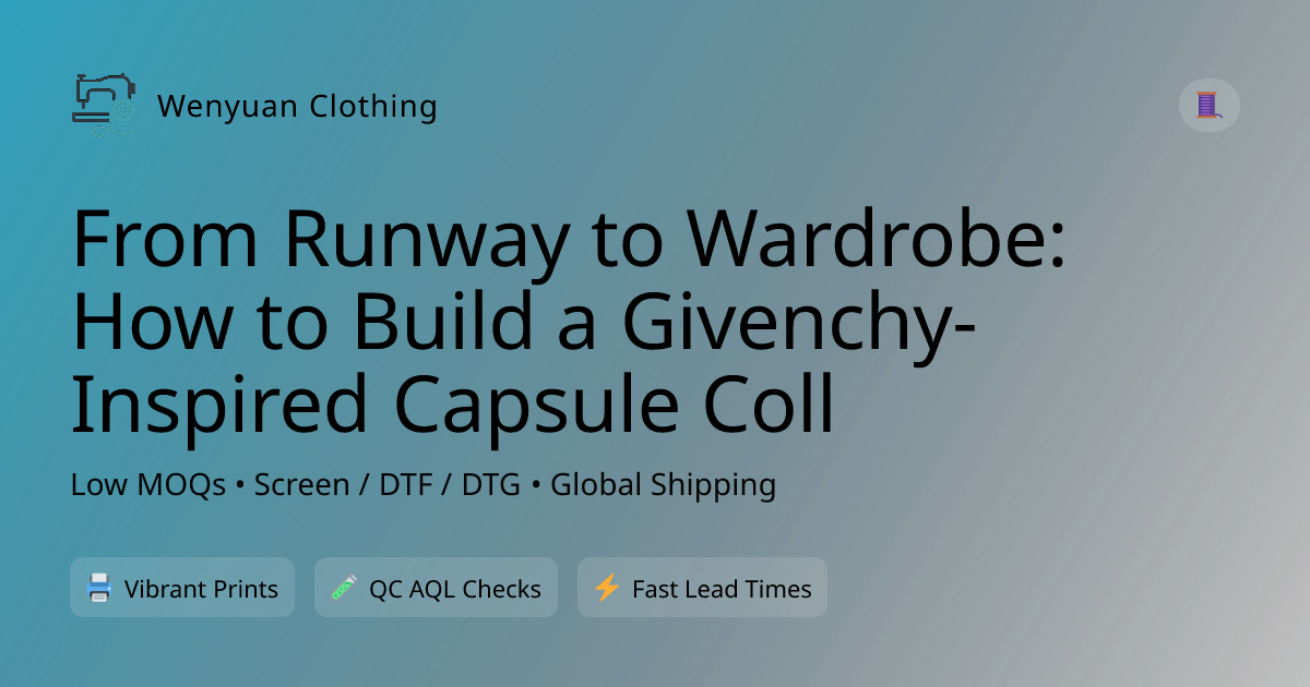 From Runway to Wardrobe: How to Build a Givenchy-Inspired Capsule ...