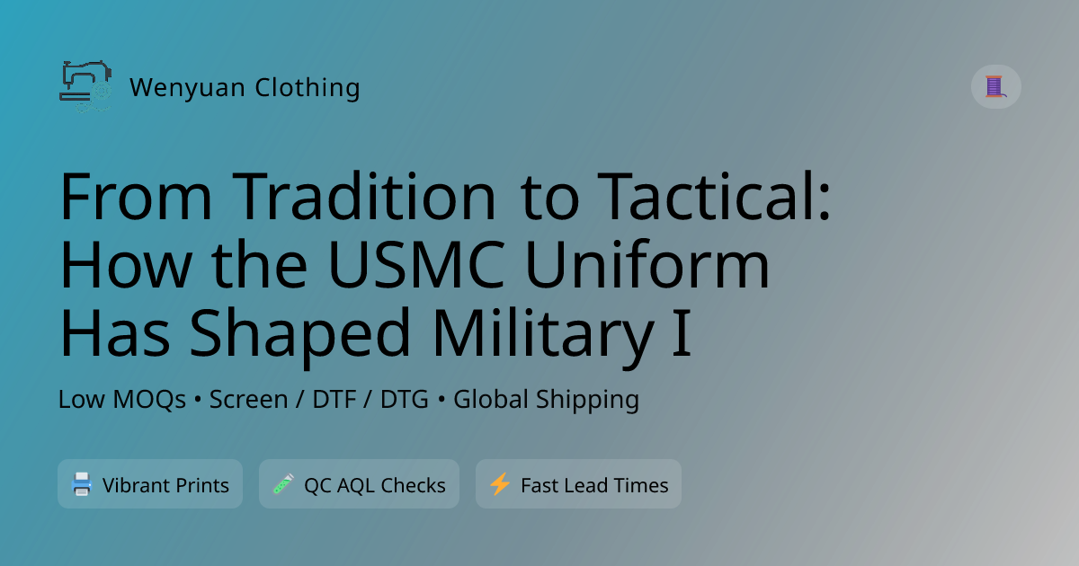 From Tradition to Tactical: How the USMC Uniform Has Shaped Military ...