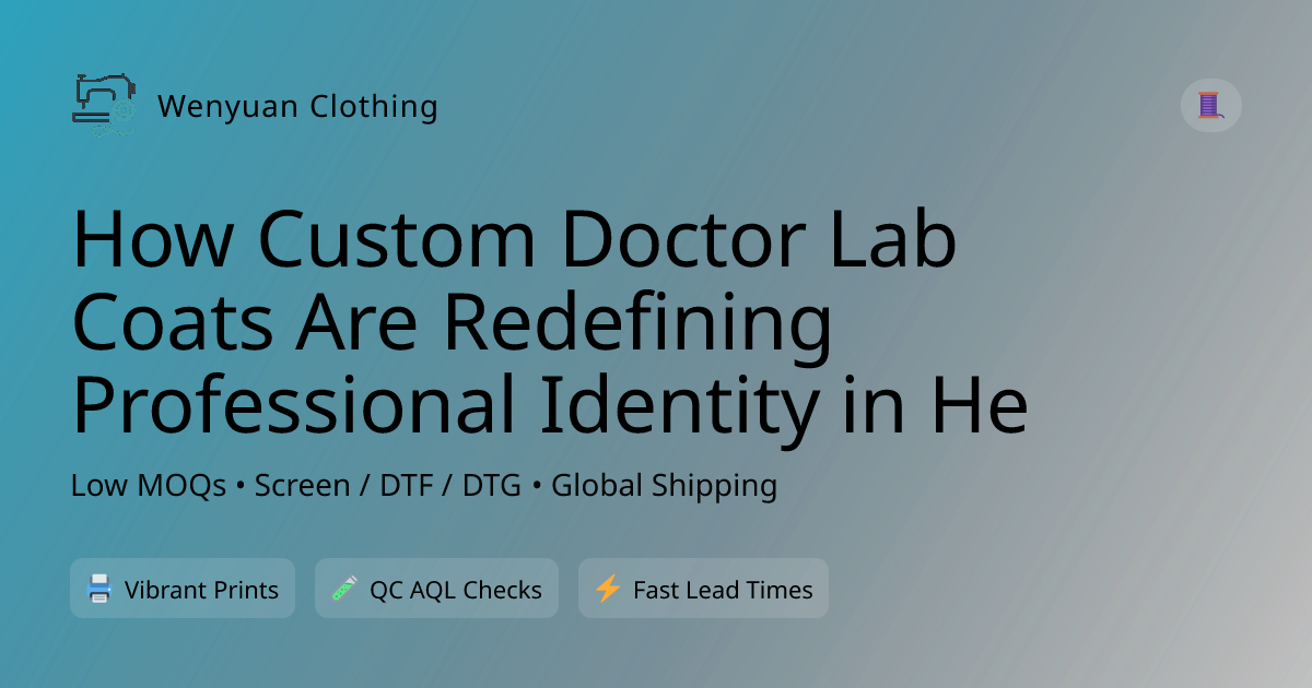 How Custom Doctor Lab Coats Are Redefining Professional Identity in ...
