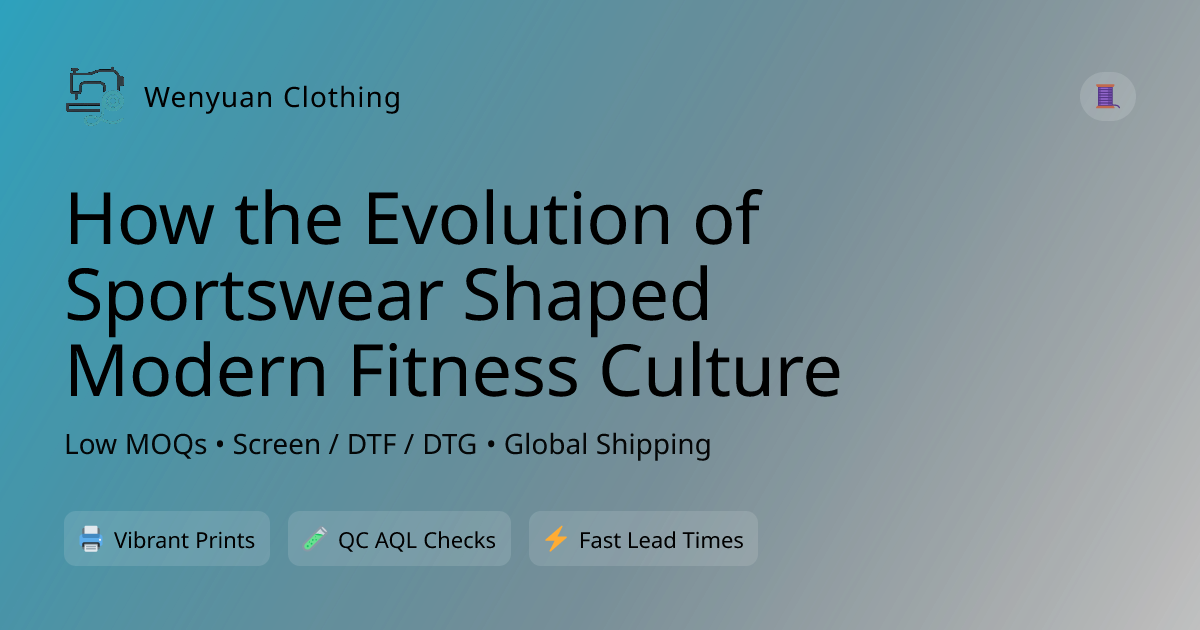How the Evolution of Sportswear Shaped Modern Fitness Culture