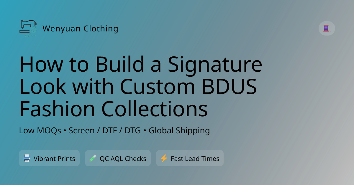 How to Build a Signature Look with Custom BDUS Fashion Collections