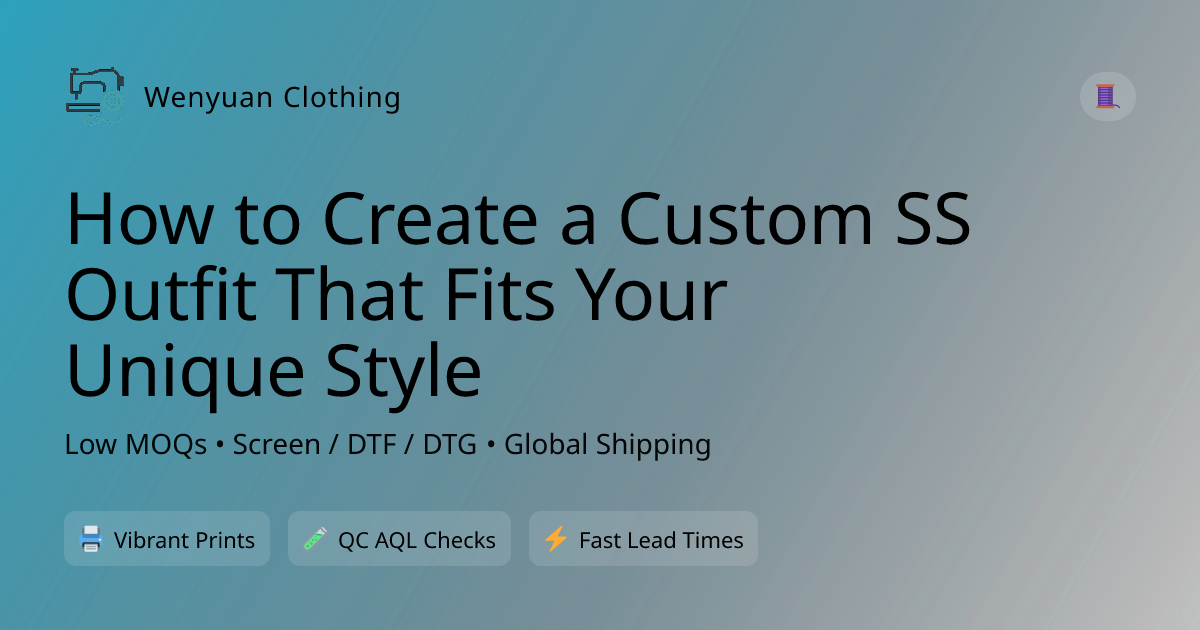 How to Create a Custom SS Outfit That Fits Your Unique Style