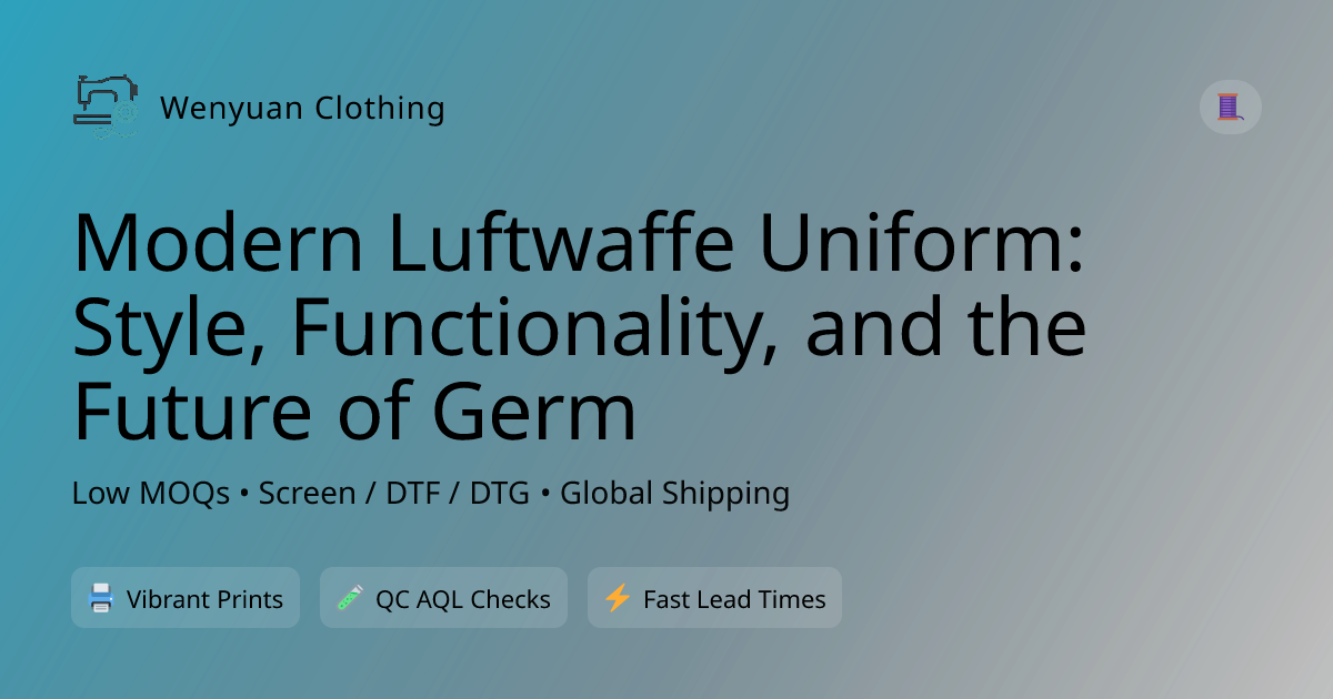 Modern Luftwaffe Uniform: Style, Functionality, and the Future of ...