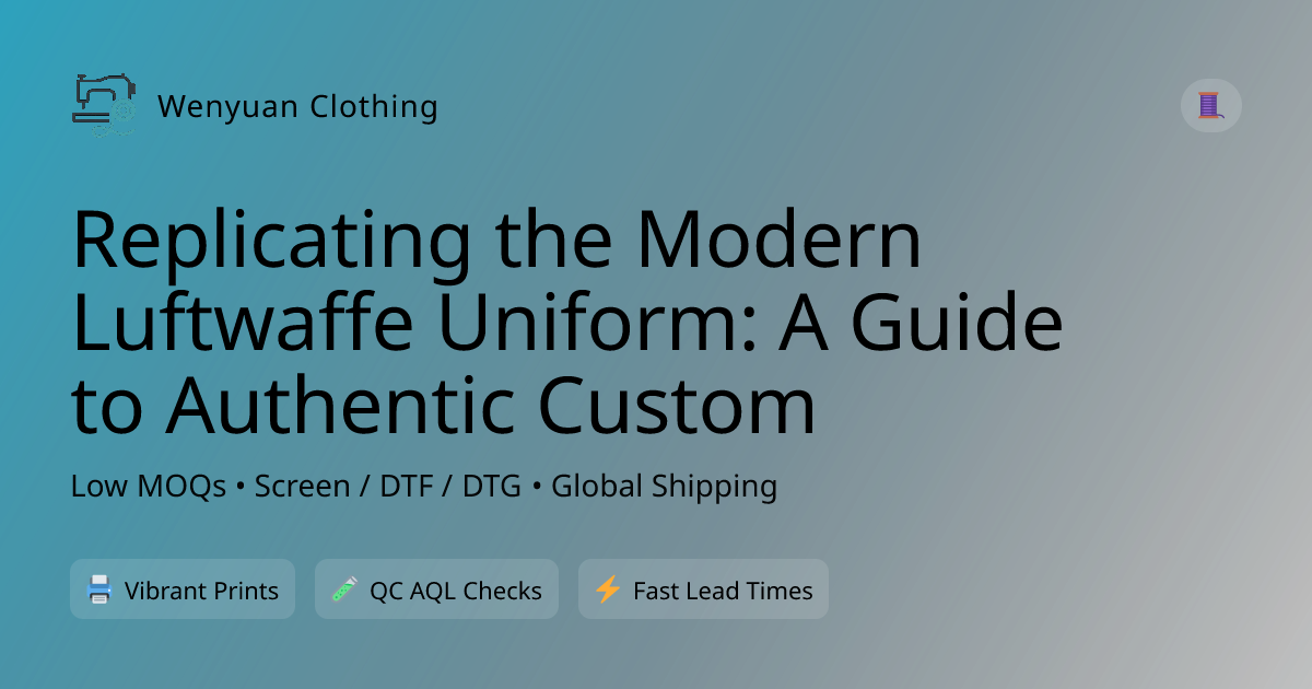 Replicating the Modern Luftwaffe Uniform: A Guide to Authentic Custom ...