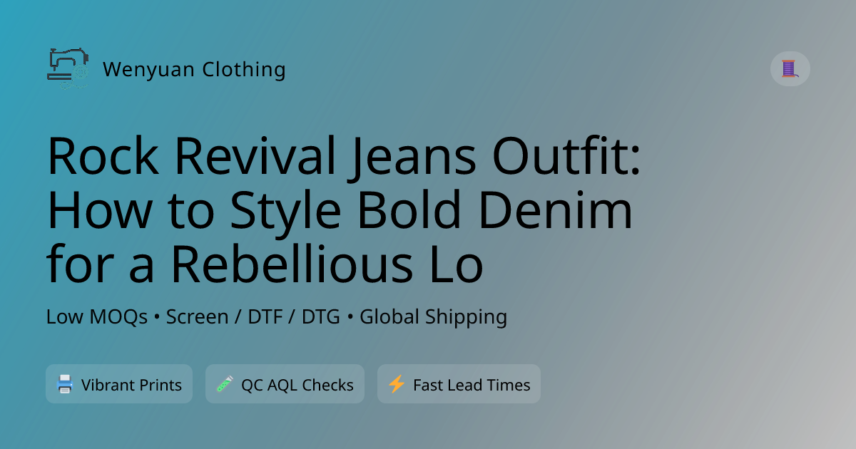 Rock Revival Jeans Outfit: How to Style Bold Denim for a Rebellious Look