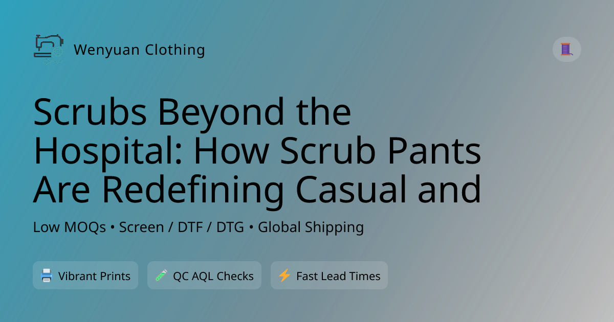 Scrubs Beyond the Hospital: How Scrub Pants Are Redefining Casual and ...