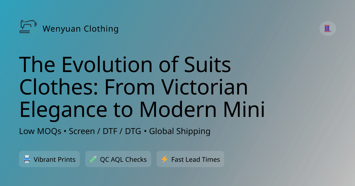 The Evolution of Suits Clothes: From Victorian Elegance to Modern ...