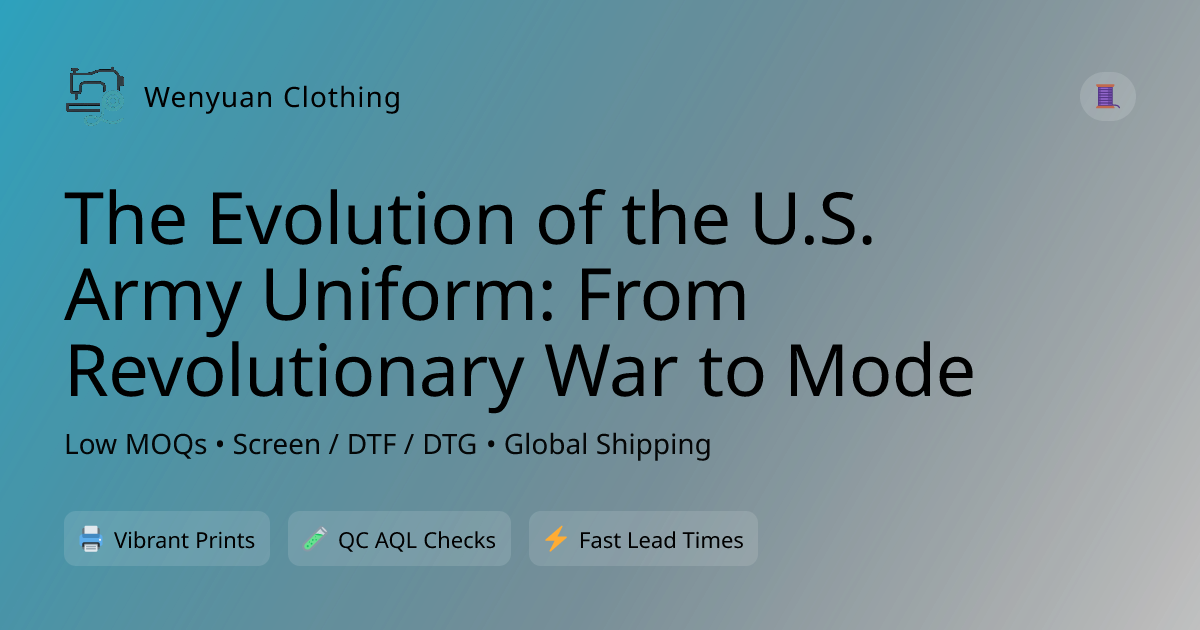 The Evolution of the U.S. Army Uniform: From Revolutionary War to ...