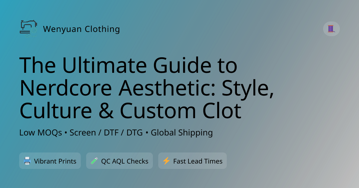 The Ultimate Guide to Nerdcore Aesthetic: Style, Culture & Custom Clothing