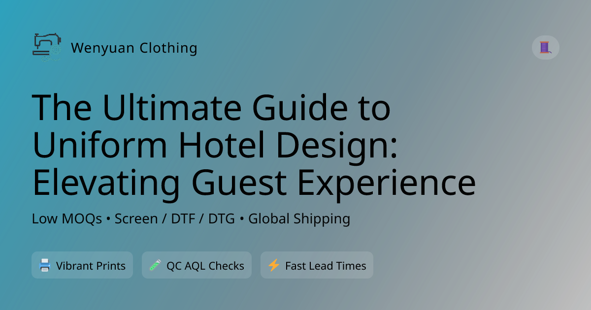 The Ultimate Guide to Uniform Hotel Design: Elevating Guest Experience ...