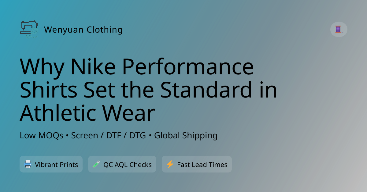 Why Nike Performance Shirts Set the Standard in Athletic Wear