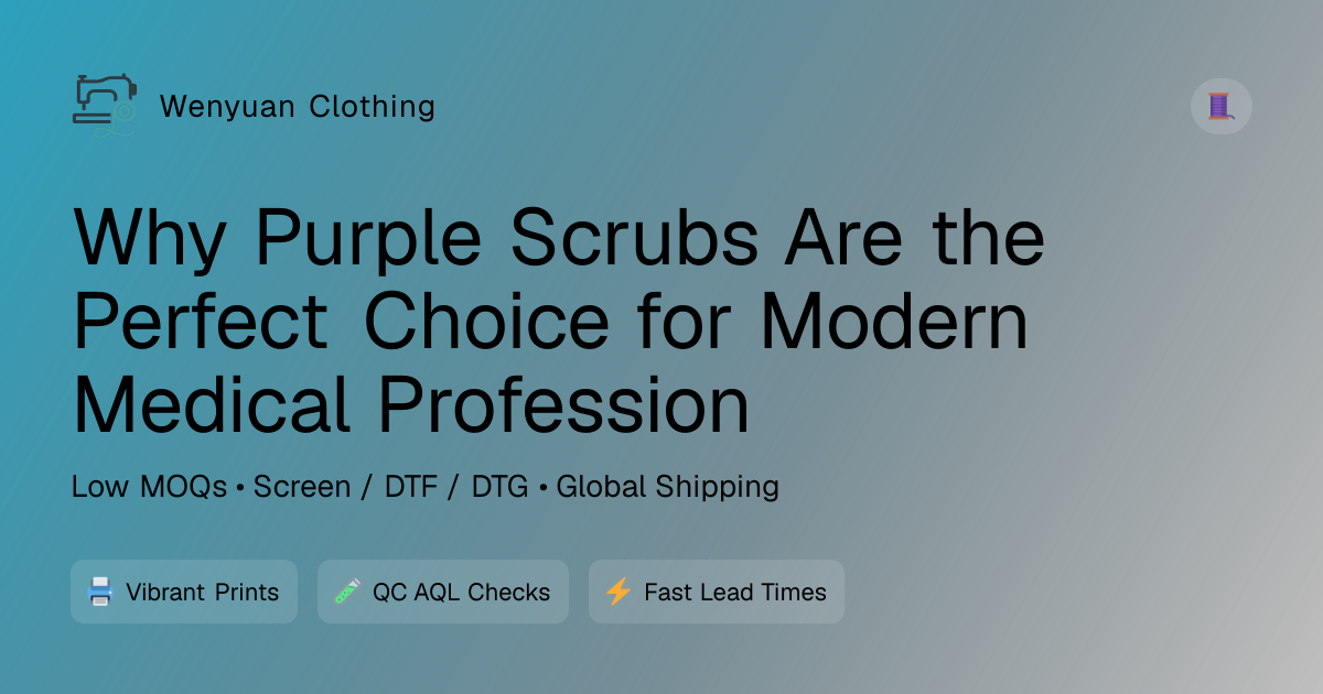 Why Purple Scrubs Are the Perfect Choice for Modern Medical Professionals