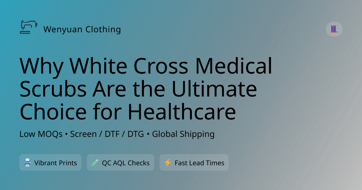 Why White Cross Medical Scrubs Are the Ultimate Choice for Healthcare ...